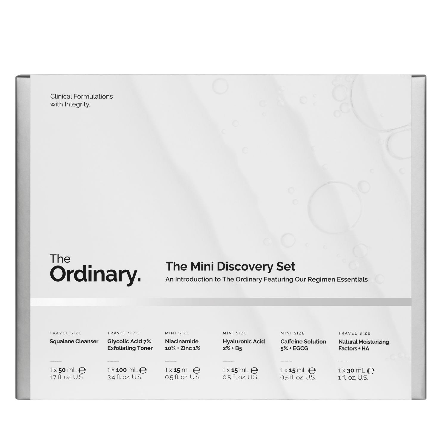 THE O. MINI DISCOVERY SET (SET DE PRODUCTOS ESENCIALES PARA CUIDADO DE ...